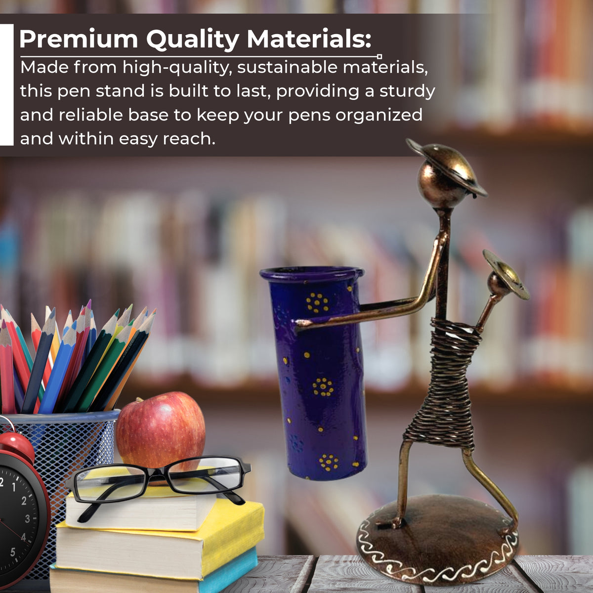 Tribal Handmade Pen Stand Holder (Sky) – Home Decor 4 You